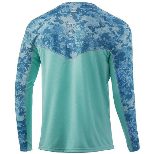 Huk Icon X Tide Change Long Sleeve - Sea Floor